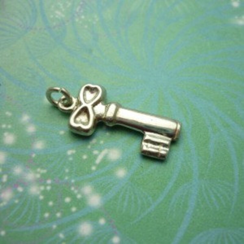 Antique Key Charm - Etsy