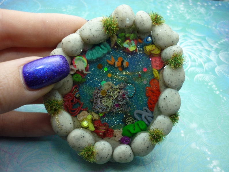 Reef / Rock Pool / Fish Pond Miniature Perfect for Fairy Gardens - Etsy
