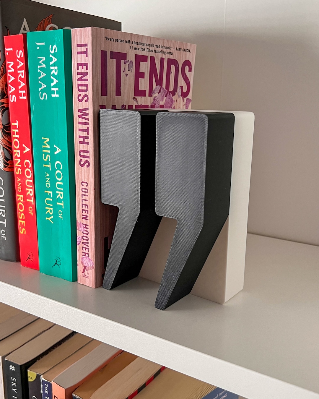 QUOTE MARK BOOKENDS | Book Swag | Library | Book Gift | Grammer | 3D ...