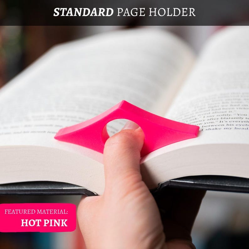 Book Page Holder Dragon 3D Printed Reading Tool Thumb Rest Fantasy ...