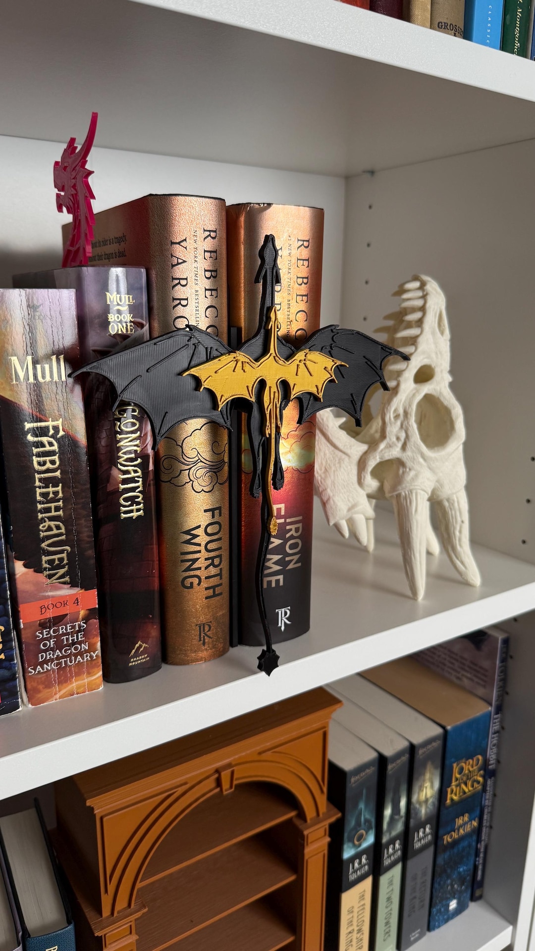 Fourth Wing Double Dragon BOOK INSERT | Book Mark | Book Accessory ...