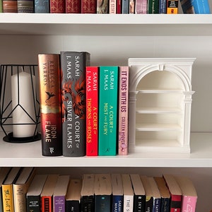 BOOKSHELF BOOKENDS | Book Swag | Library | Bookish Gift | Reading | 3D ...