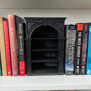 BOOKSHELF BOOKENDS Book Swag Library Bookish Gift Reading 3D Printed - Etsy