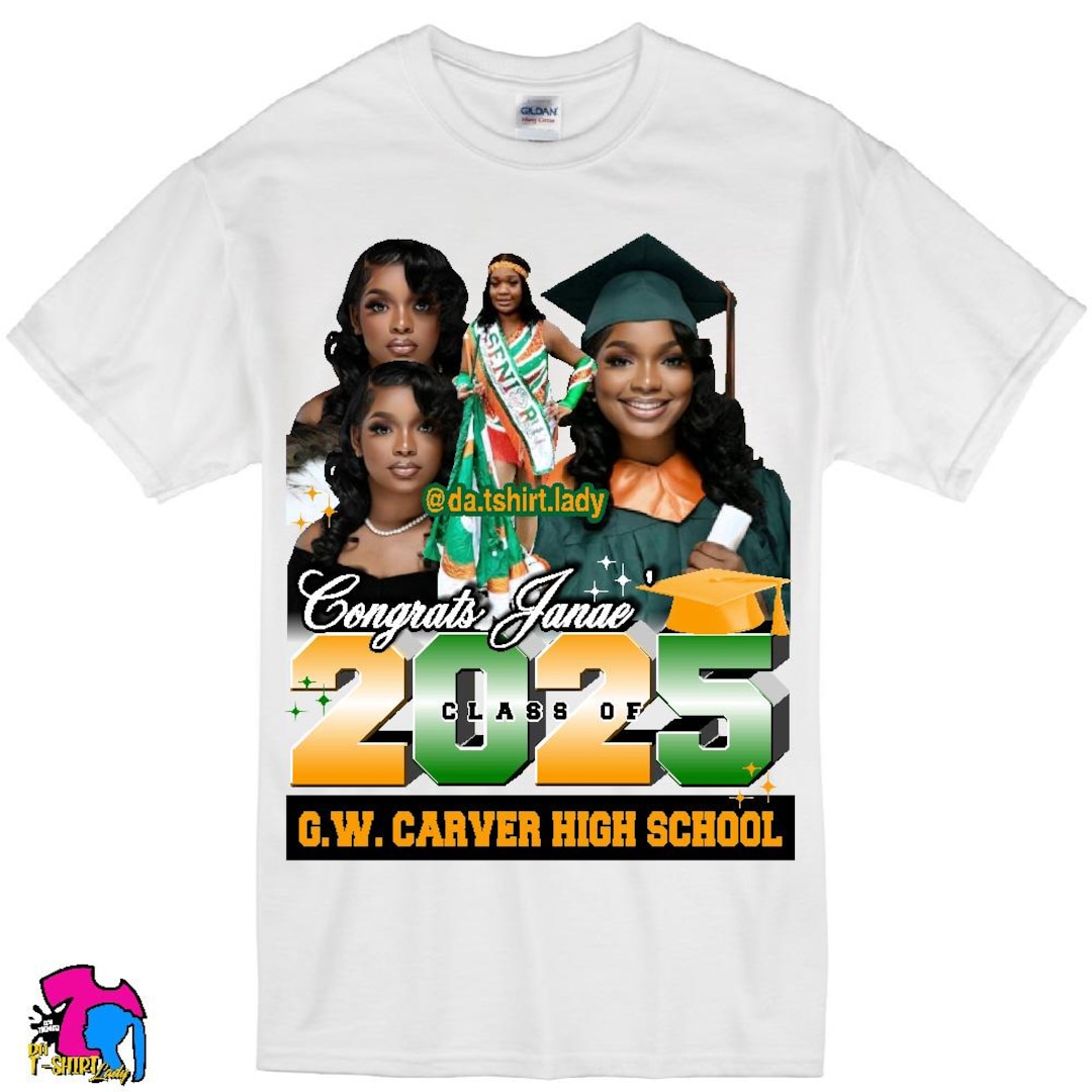 Custom Graduation Shirts | Senior Class of 2025 Tees | Personalized ...