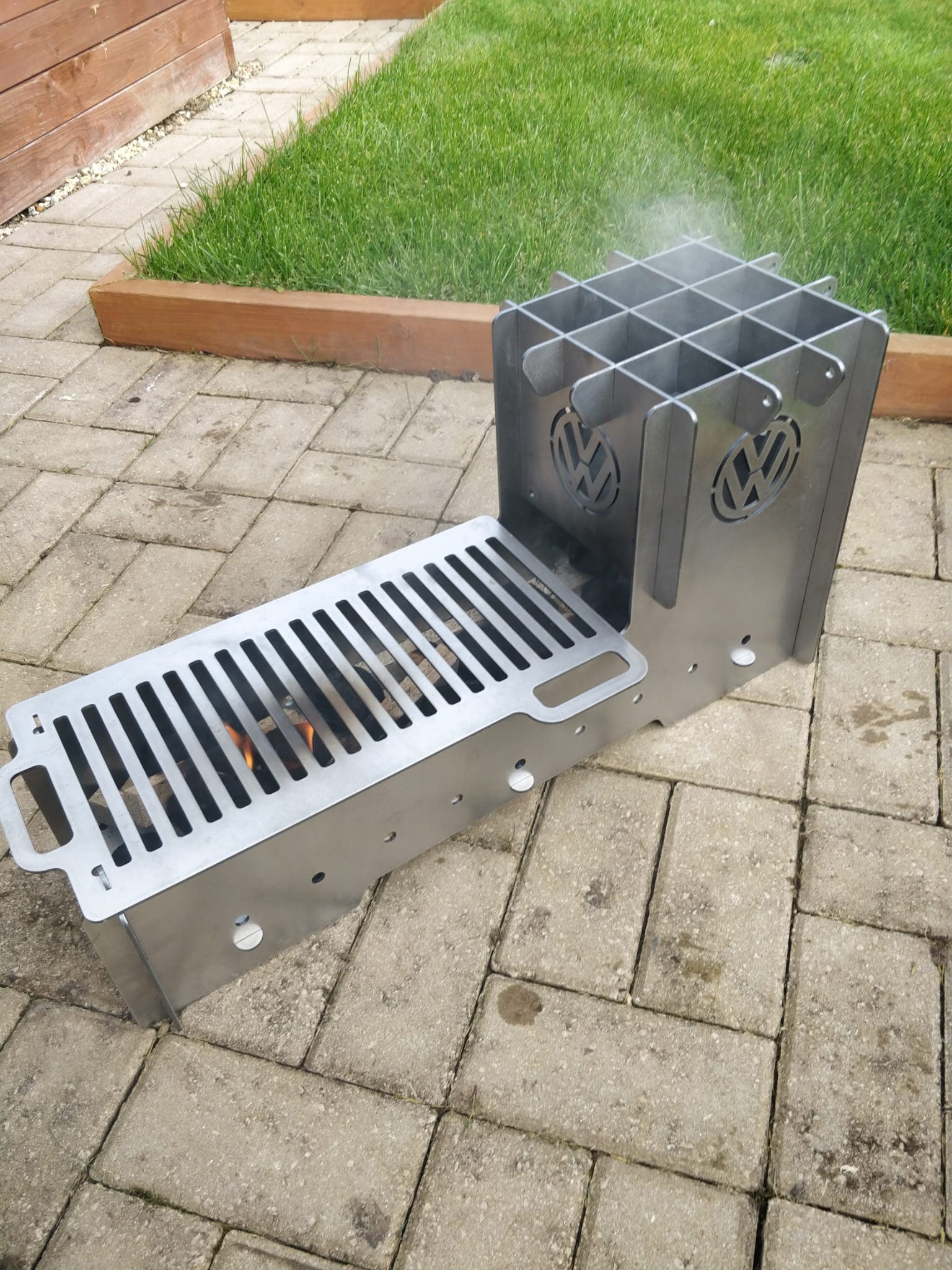 Portable Collapsible BBQ Grill - Etsy UK