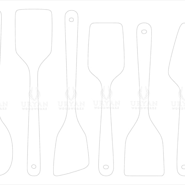 Wood Spatula - Etsy