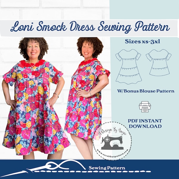 Panel Dress Pattern - Etsy