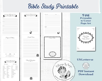Printable Devotional, Bible Study and Prayer Journal – Digital Download ...