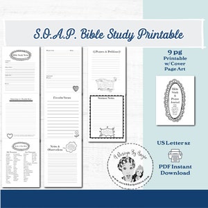 SOAP Method Girls Prayer Journal and Bible Study Devotional Pdf ...