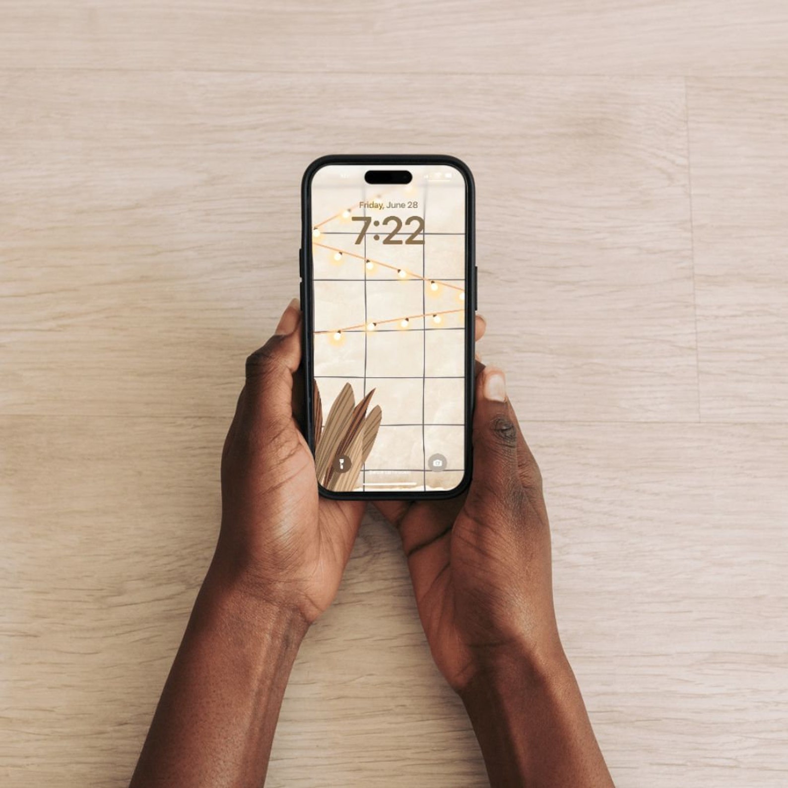 Boho Aesthetic Phone Wallpaper, Brown and Pink Background, Boho ...