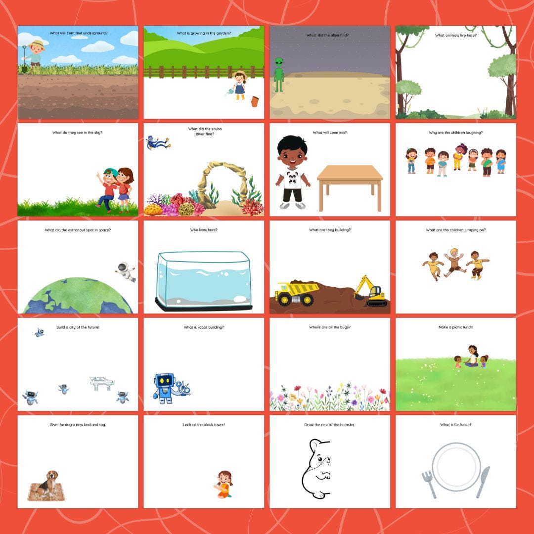 Drawing Prompts for Kids, You Can Draw, Printable Kid Activities ...