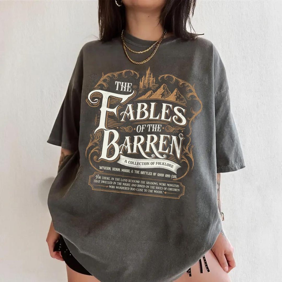 The Fables of the Barren Shirt, Fourth Wing Shirt, Violet Sorrengail ...