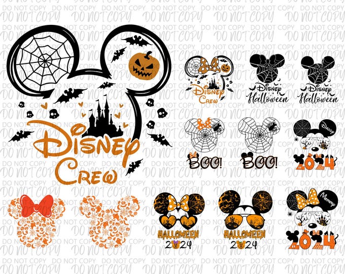 Halloween Mouse and Friends Png, Trick or Treat PNG, Spooky Season Png ...