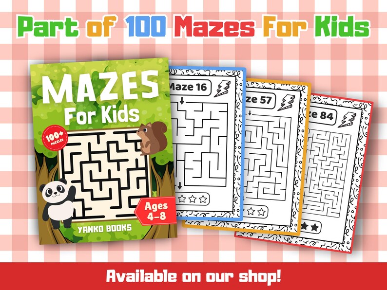20 Expert Mazes for Kids | Printable Mazes for Ages 4–8 | Expert Level ...