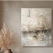 3D Texture Bruin Zwart Abstract Schilderij Op Doek, Bruin & Beige Muurkunst, Bruin Getextureerde ...