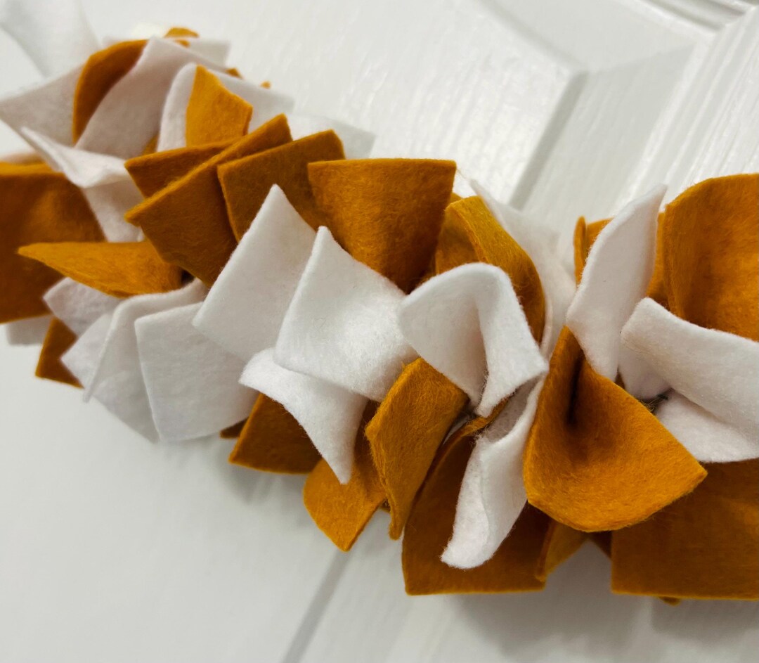 Longhorn Football Felt Garland - Etsy