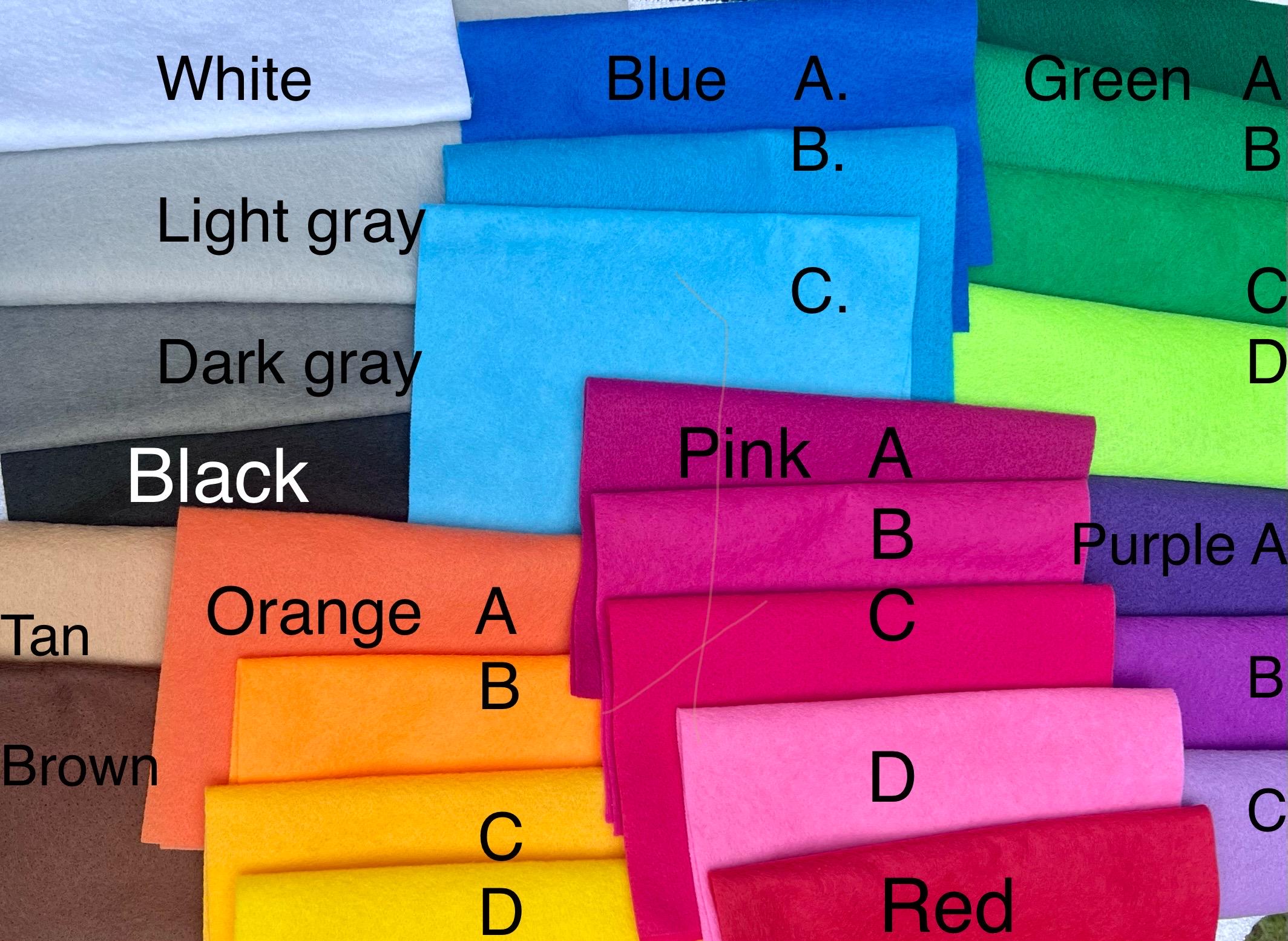 Choose Your Own Colors. Custom Tied Felt Garland - Etsy