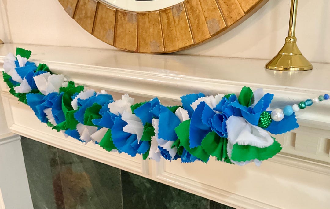 Tulane Fabric Garland | Graduation | College Football Party Banner ...