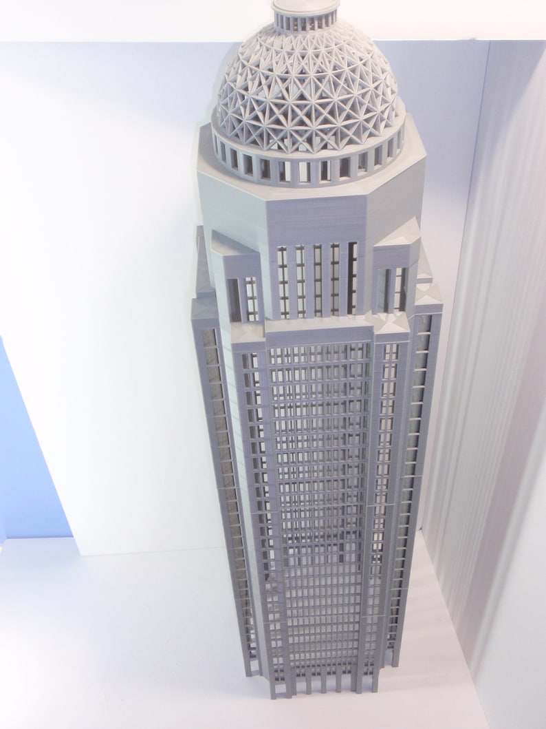 Z, N Scale Skyscraper - Aegon Center Building - 22-32 Inches Tall - Etsy