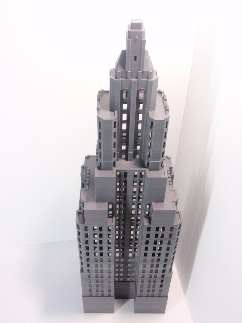 N Scale Skyscraper - One Fifth Avenue - 26.5 Inches Tall Gray - Etsy