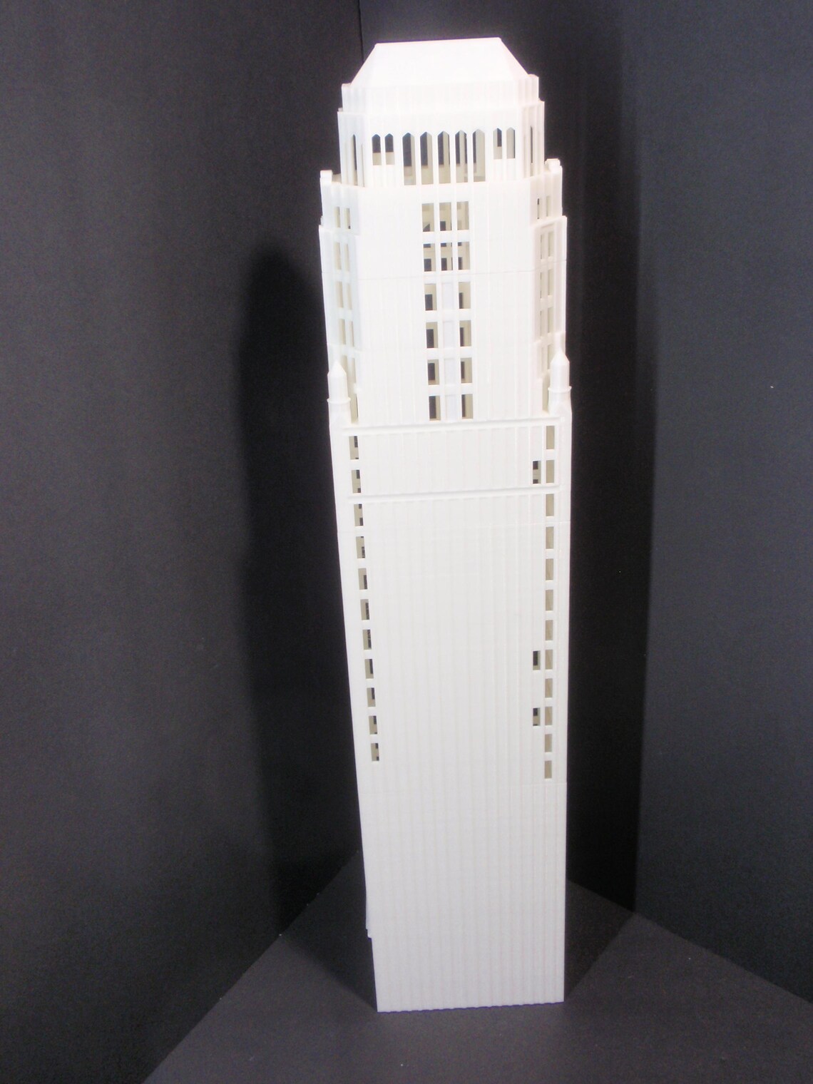 Bush Tower - Z, N & HO Scale Skyscraper - Z Scale 17" Tall - N Scale 24 ...