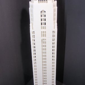 Bush Tower - Z, N & HO Scale Skyscraper - Z Scale 17" Tall - N Scale 24 ...