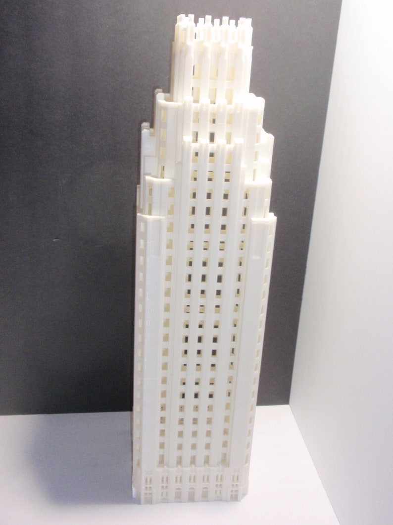 N Scale Skyscraper - Beekman Tower Building - 24 Inches Tall - Etsy