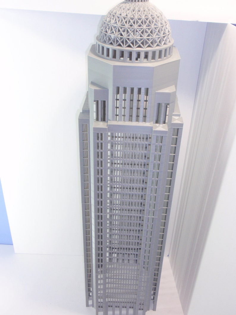 Z, N Scale Skyscraper - Aegon Center Building - 22-32 Inches Tall - Etsy