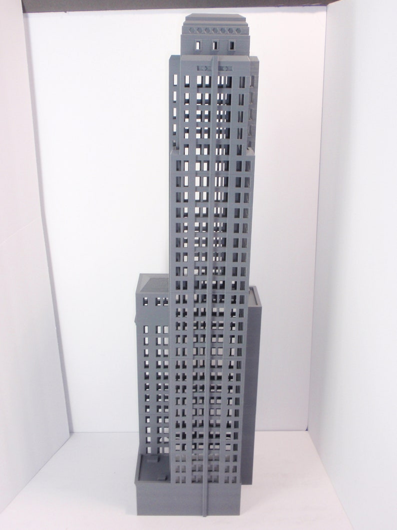 Z & N Scale Skyscraper - Lewis Tower - N = 28 3/4 Inches Tall - Z = 20 ...
