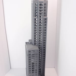 Z & N Scale Skyscraper - Lewis Tower - N = 28 3/4 Inches Tall - Z = 20 ...