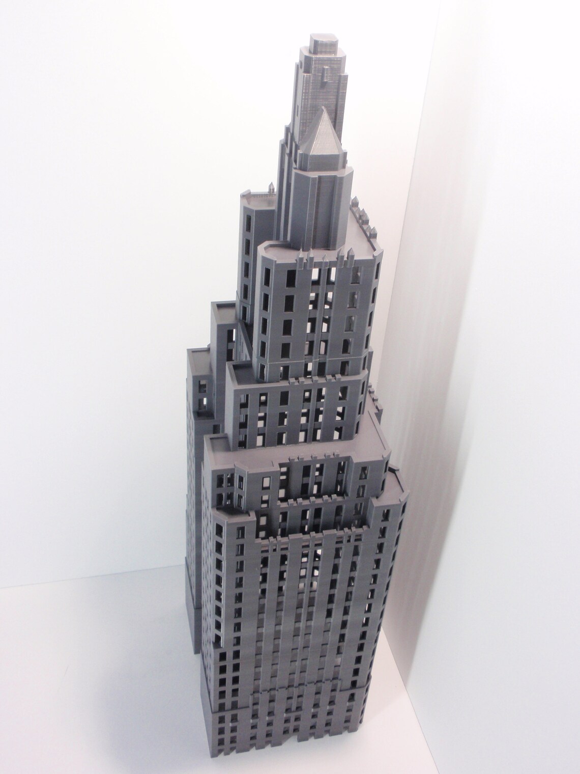 N Scale Skyscraper - One Fifth Avenue - 26.5 Inches Tall Gray - Etsy