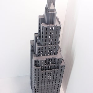 N Scale Skyscraper - One Fifth Avenue - 26.5 Inches Tall Gray - Etsy
