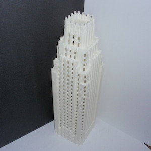 N Scale Skyscraper - Beekman Tower Building - 24 Inches Tall - Etsy