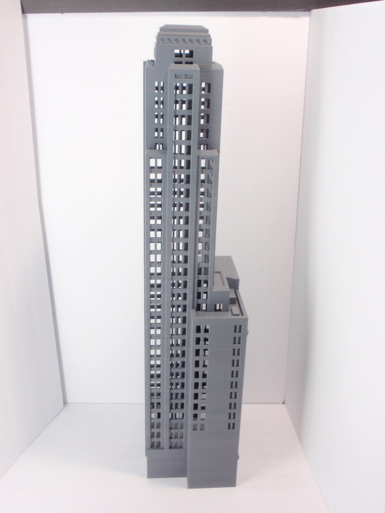 Z & N Scale Skyscraper - Lewis Tower - N = 28 3/4 Inches Tall - Z = 20 ...