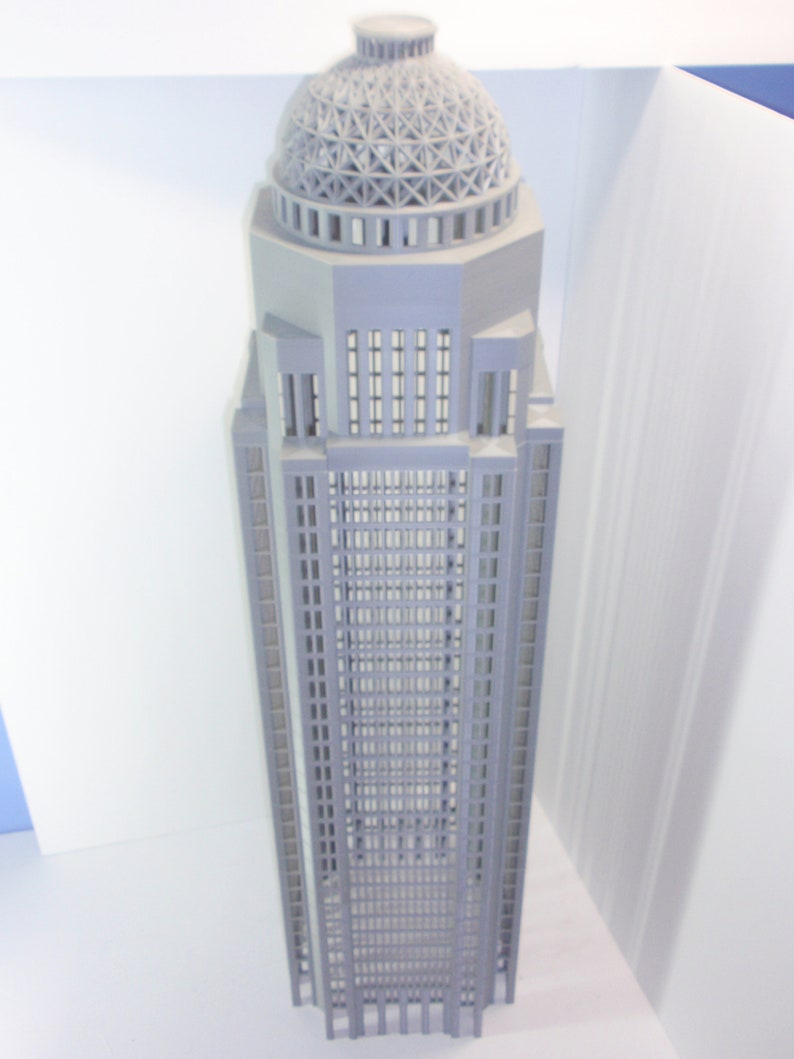 Z, N Scale Skyscraper - Aegon Center Building - 22-32 Inches Tall - Etsy