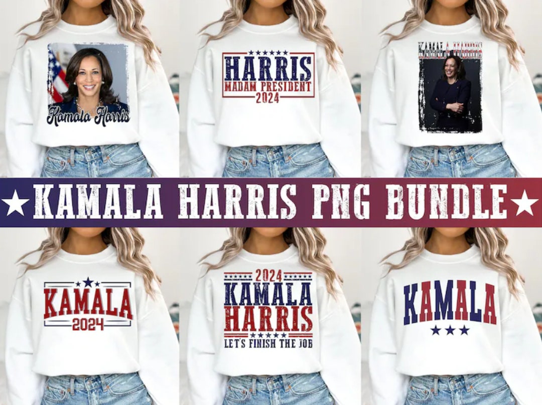 Kamala Harris PNG Bundle, Kamala Harris President PNG, Madam President ...