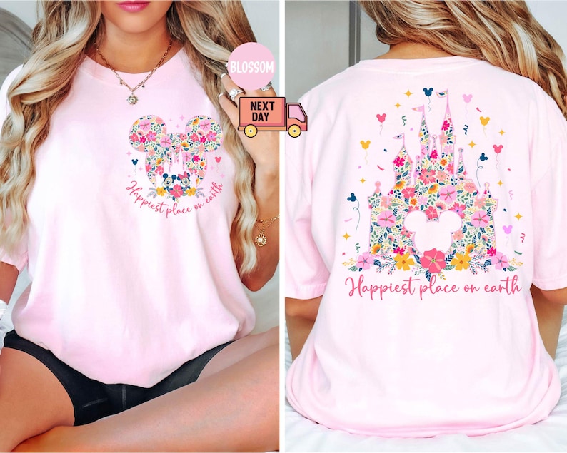 Comfort Colors® Happiest Place on Earth Shirt, Magic Kingdom Shirt ...