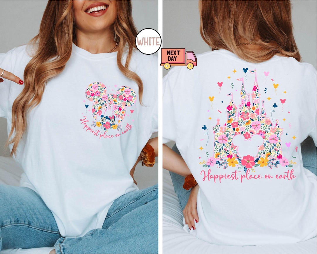 Comfort Colors® Happiest Place on Earth Shirt, Magic Kingdom Shirt ...