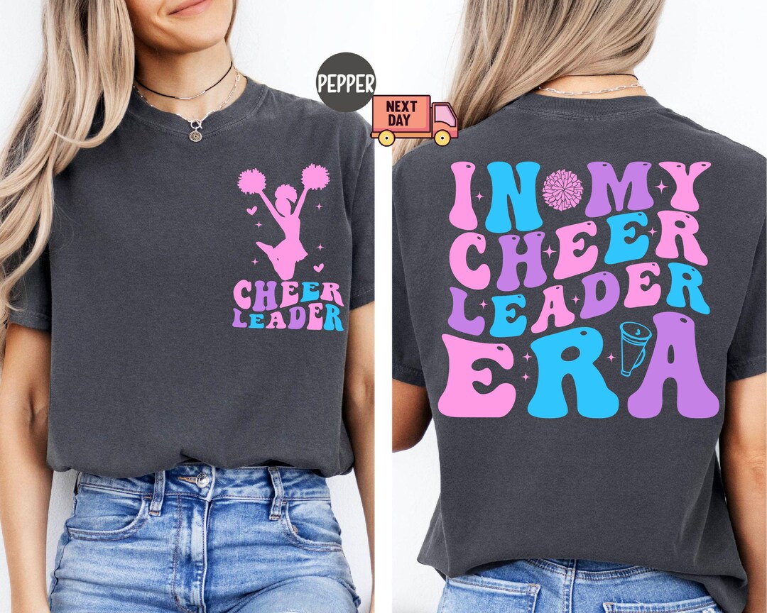 Comfort Colors in My Cheerleader Era Shirt, Cheerleader Shirt, Girls ...
