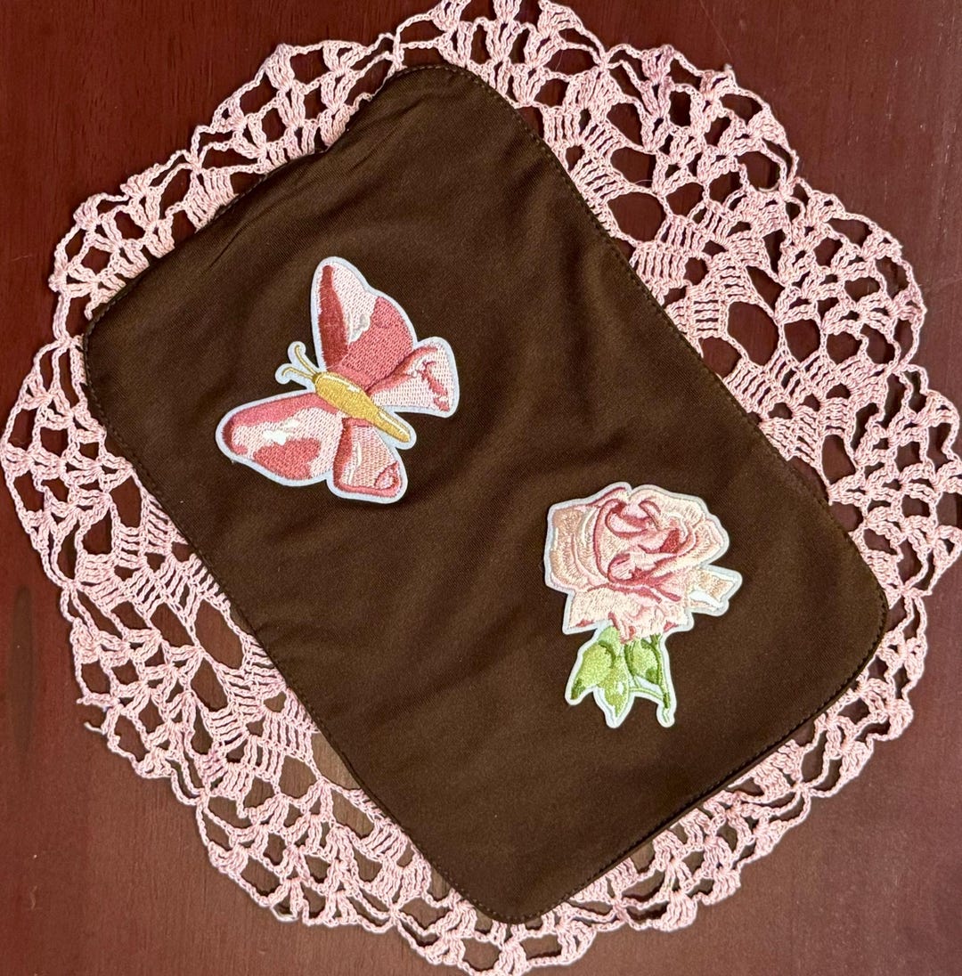 Ostomy Bag Cover With Butterfly and Rose - Etsy