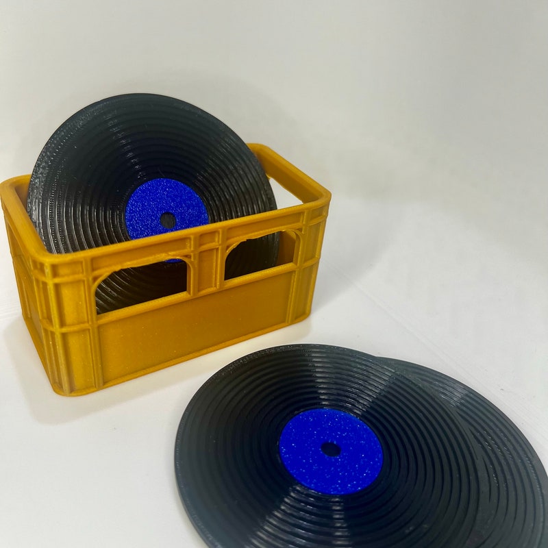 Vinyl Record Coasters - Etsy