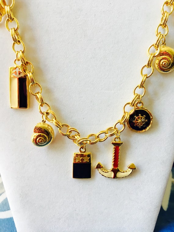 PAKULA Necklace Earrings Nautical Set Gift Boxed - Etsy