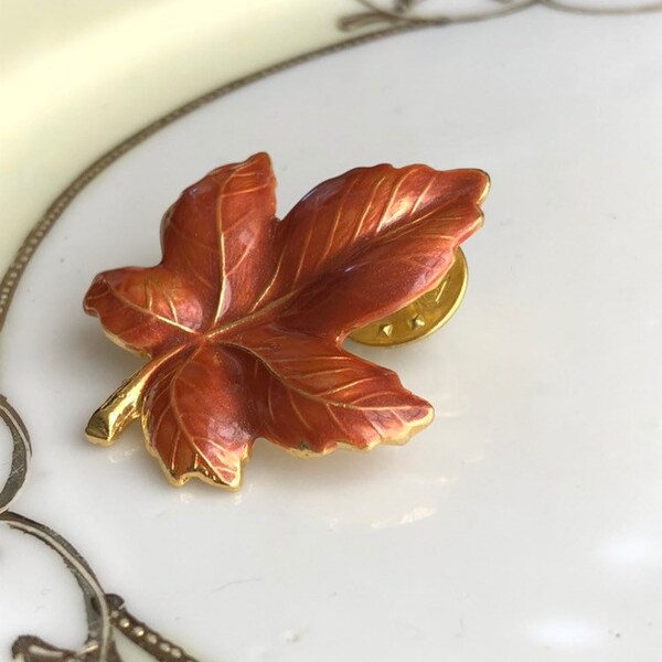 Autumn Leaf Brooch - Etsy