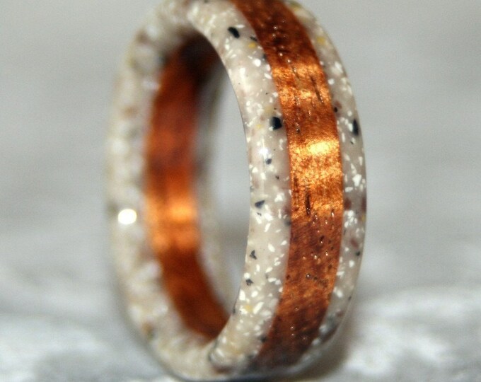 Custom Wooden or Corian Ring or Wedding Band - Etsy