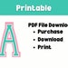 Printable Bulletin Board Letters A-Z and Numbers Classroom Decor - Etsy