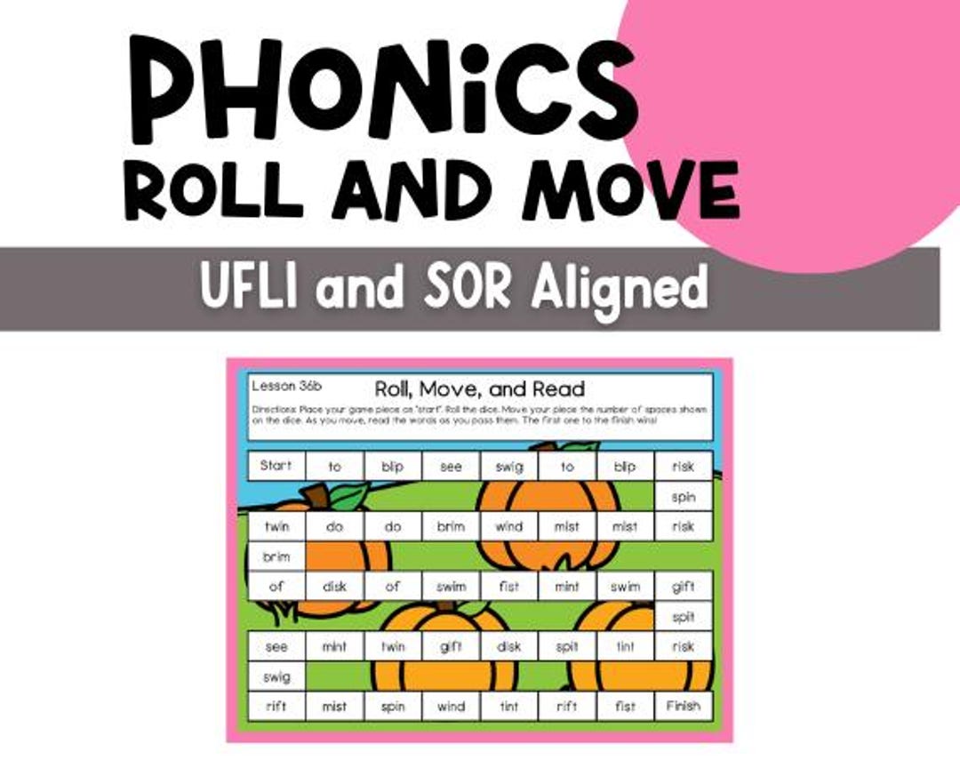 Fall Phonics Game NO PREP Reading Game UFLI Aligned Lessons 35-41 - Etsy