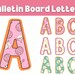 Printable Bulletin Board Set Letters, Numbers, and Boarder - Etsy