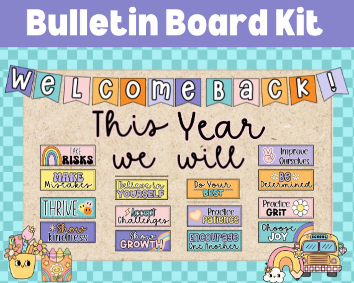 Growth Mindset Bulletin Board Kit Printable - Etsy