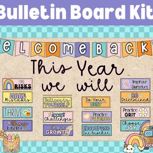 Growth Mindset Bulletin Board Kit Printable - Etsy