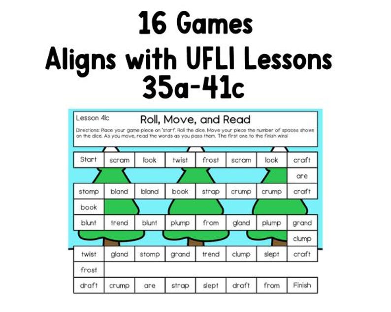 Winter Phonics Game NO PREP Reading Game UFLI Aligned Lessons 35-41 - Etsy